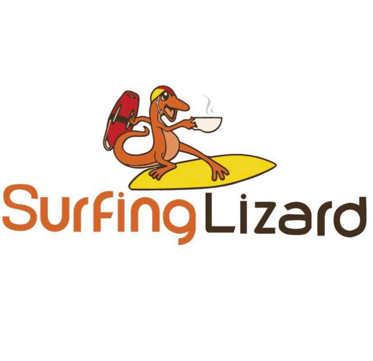 Shop Online Surfing Lizard logo